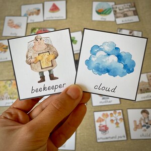 Noun Sorting Person, Place or Thing. Montessori Parts of Speech ...