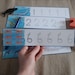 Ocean Number Tracing Printable. Preschool and Kindergarten Handwriting ...