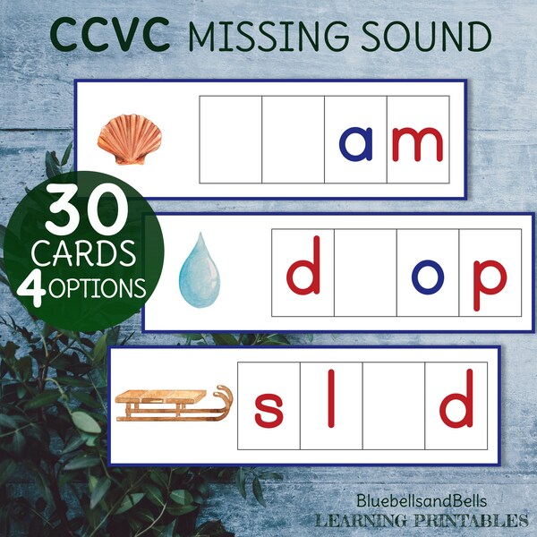 Consonant and Vowel Blends - Etsy