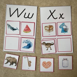 Phonics Printable Activity. Alphabet Matching Preschool. Montessori ...