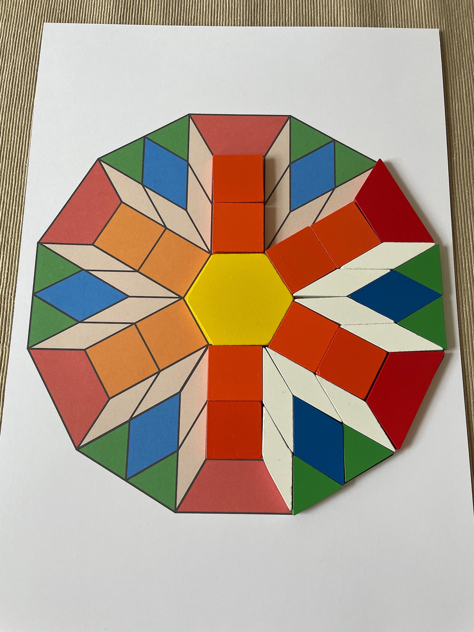 Pattern Block Templates Mandalas. - Etsy