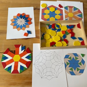 Pattern Block Templates Mandalas. - Etsy