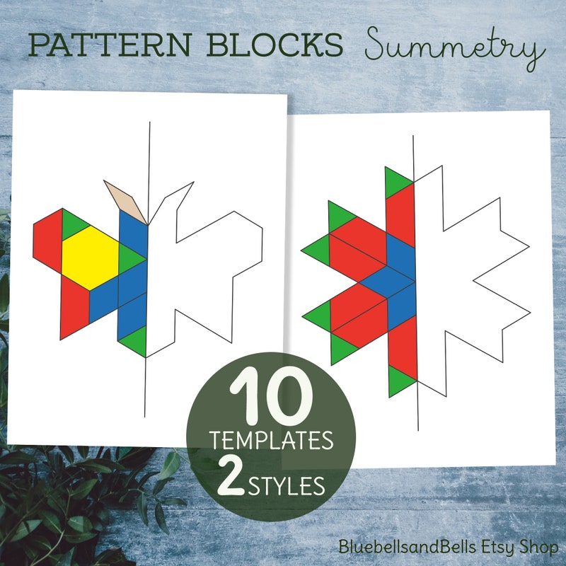 Pattern Blocks - Etsy