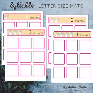 Syllable Sorting Printable Activity. Montessori Preschool and ...