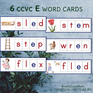 Montessori Printable Moveable Alphabet and CCVC Word Letter Matching ...