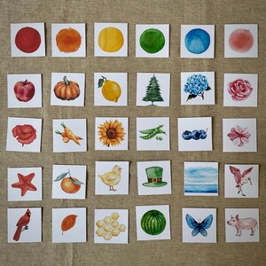 Color Sorting Preschool Printable Activity. Toddler Watercolor ...