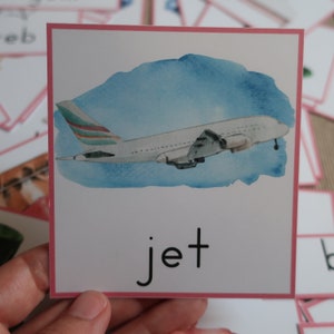 Montessori Printable CVC Phonics 3-part Cards. CVC Words Reading ...