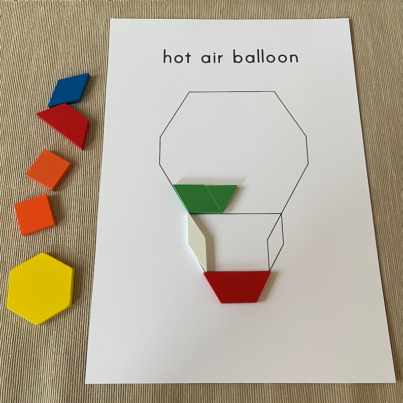 Transportation Pattern Blocks Templates. Preschool and Kindergarten ...