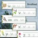 Alphabet Tracing Strips Woodland Lowercase. Handwriting Activity for ...