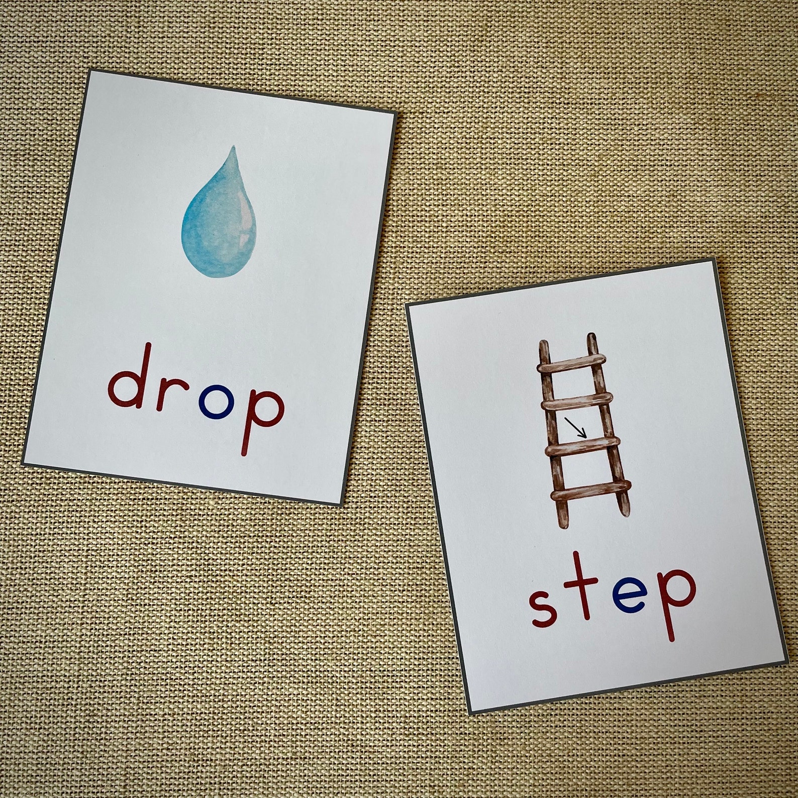 Blends Flashcards. Beginning Blend Printable. CCVC Words Preschool and ...