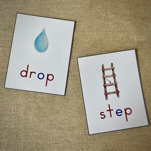 Blends Flashcards. Beginning Blend Printable. CCVC Words Preschool and ...