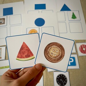 Shape Sorting Activity. Montessori Printable. - Etsy
