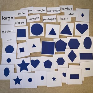 Shape Sorting Activity. Montessori Printable. - Etsy