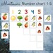 Toddler Arctic Animals Puzzle 1-5 Number. Penguin Printable Math ...