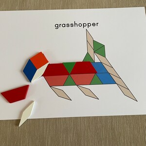 Insect Pattern Blocks Templates. Spring Printable Preschool and ...