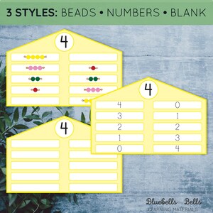 Montessori Bead Addition Activity. Montessori Printable Math Bead ...