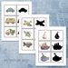 Vehicle Shadow Matching Cards. Montessori Toddler Printable. Preschool ...