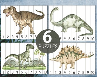 Bird Preschool Printable Number Sequence Puzzles 1-10. Montessori ...