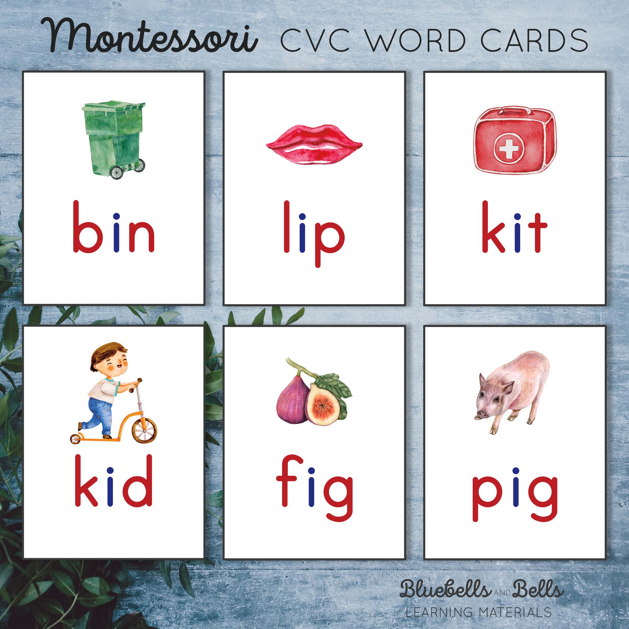 Montessori Toddler Printable Phonics Cards. Letter Flash Cards. - Etsy