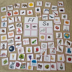 Phonics Printable Activity. Alphabet Matching Preschool. Montessori ...