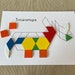 Dinosaur Pattern Blocks Printable Templates. Preschool and Kindergarten ...