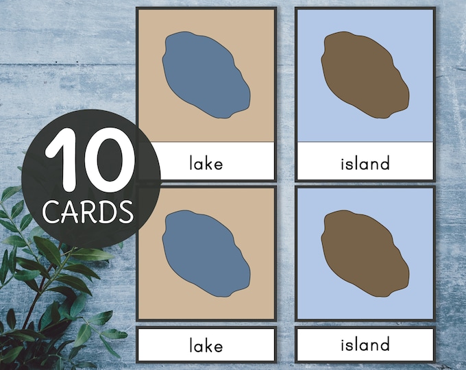 Montessori Water Charts and Materials Package PDF, Common Waterway ...