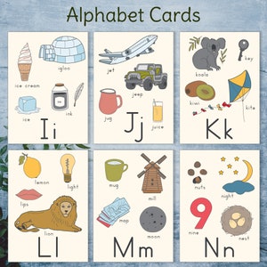 Letter Cards Printable. Alphabet Flash Cards for Toddlers and ...