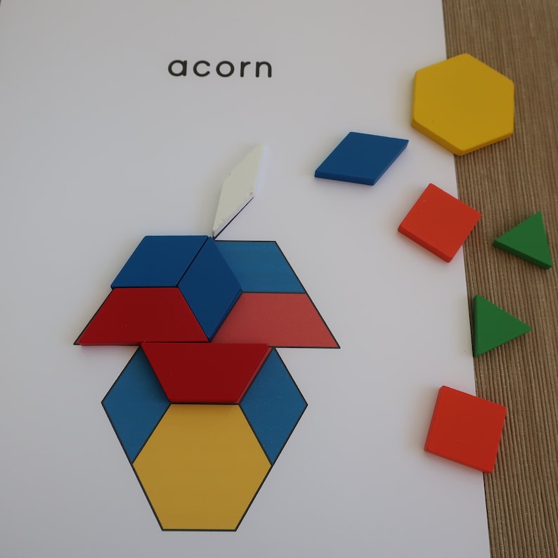 Fall Pattern Blocks Templates. Preschool and Kindergarten Printable ...