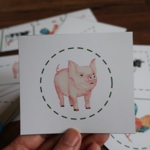 Farm Animal Cutting Strips. Preschool Scissor Practice Worksheets ...