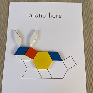 Arctic Animals Pattern Blocks Templates. Antarctic Animals Shape ...