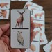 Woodland Animal Dominoes. Printable Preschool Game. - Etsy
