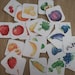 Color Matching Printable Fruits and Veggies. Toddler Sorting Activity ...