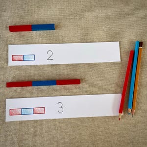 Montessori Number Rods Coloring Booklet. Montessori Math Printable. - Etsy