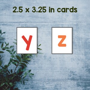 Alphabet Cards. Rainbow Letter Flash Cards Printable. Toddler and ...