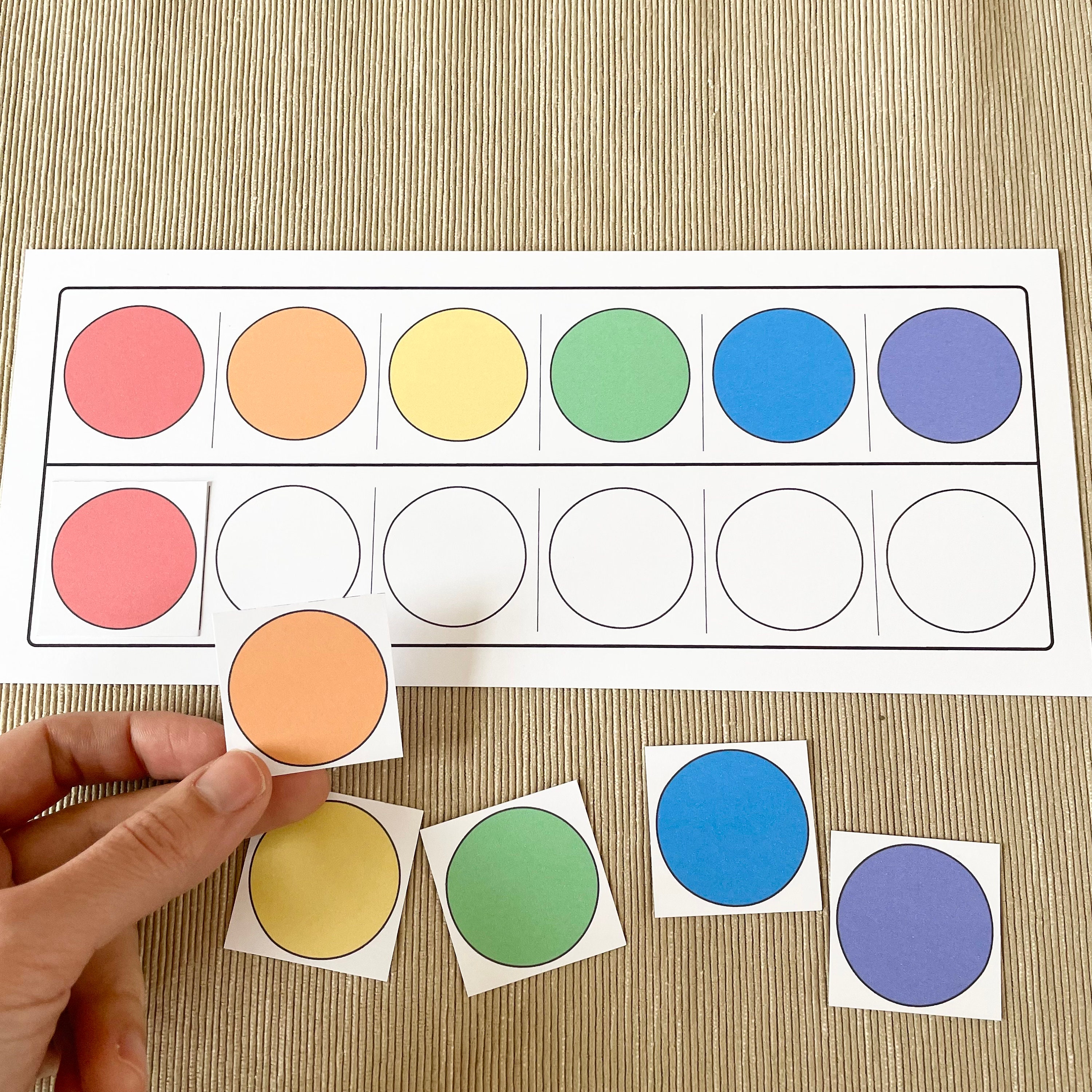 Montessori Color Matching Toddler Activity - Etsy