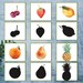 Fruit Shadow Matching Cards. Montessori Preschool Printable. Toddler ...