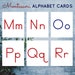 Montessori Alphabet Cards Printable. Letter Flash Cards Digital ...