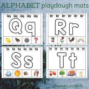 Alphabet Playdough Mats. Printable Letter Recognition Activity for ...