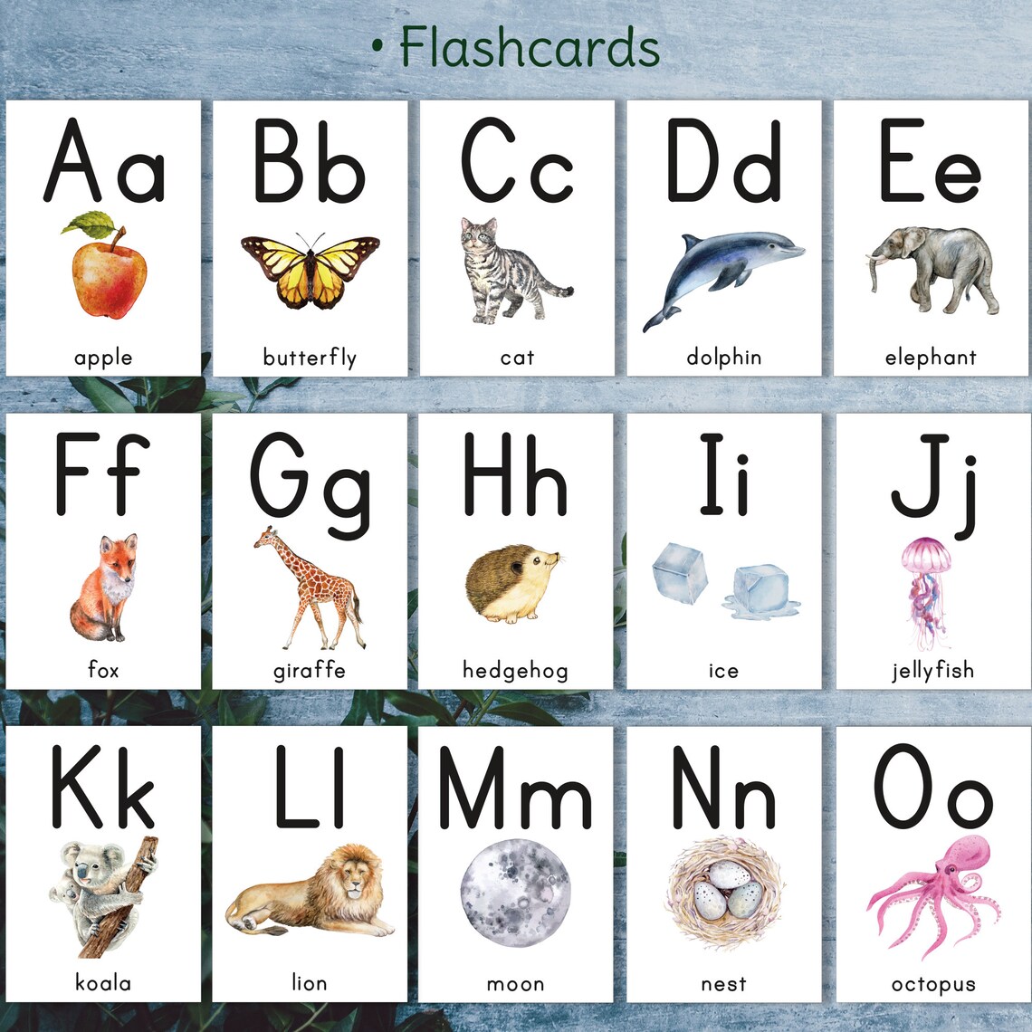 Alphabet Flash Cards Do a Dot Letter Worksheets Letter - Etsy