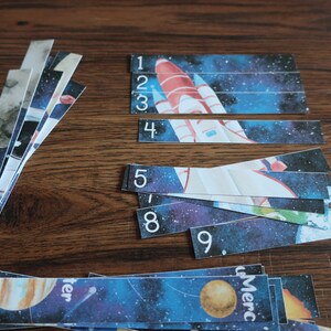 Outer Space Number Sequence 1-10 Printable Activity. Planets Preschool ...