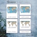 Oceans of the World 3 Part Cards. Montessori Geography Printable ...