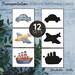 Vehicle Shadow Matching Cards. Montessori Toddler Printable. Preschool ...