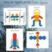 Outer Space Pattern Blocks Templates. Solar System Preschool and ...