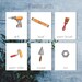 Tools Printable Flashcards. Toddler Montessori Printable. Preschool ...