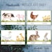 Mother and Baby Farm Animal Matching Cards and Flash Cards. Montessori ...
