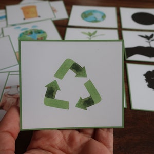 Earth Day Shadow Matching Cards. Montessori Preschool Printable ...