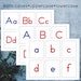 Montessori Alphabet Cards Printable. Letter Flash Cards Digital ...