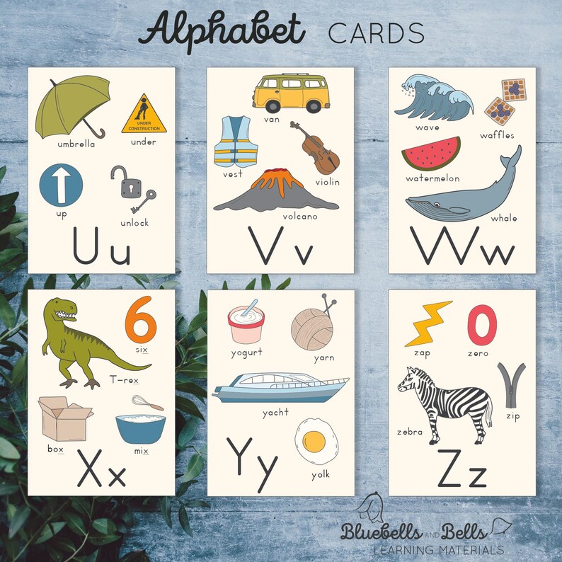 Letter Cards Printable. Alphabet Flash Cards for Toddlers and ...