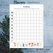 Graphing Printable Flowers. Preschool and Kindergarten Math Activity ...