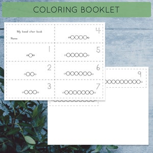 Montessori Colored Bead Stair Printables. Preschool Math Activities ...